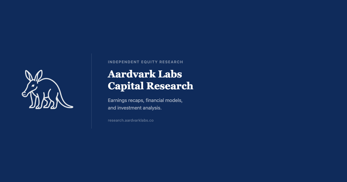 UBER — Q1 2026 Earnings Analysis | Aardvark Labs Capital Research